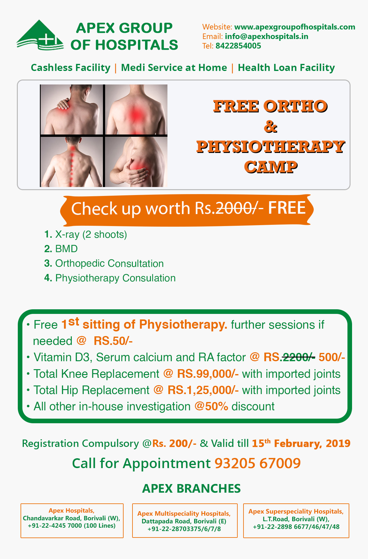 ortho-physio-camp-number1 | Apex Hospitals