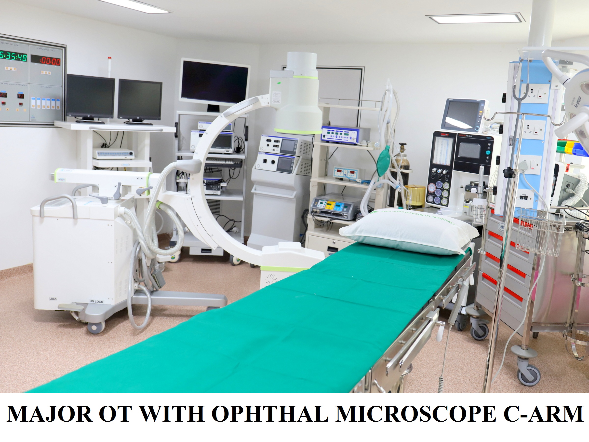 MAJOR OT WITH OPHTHAM CARM | Apex Hospitals